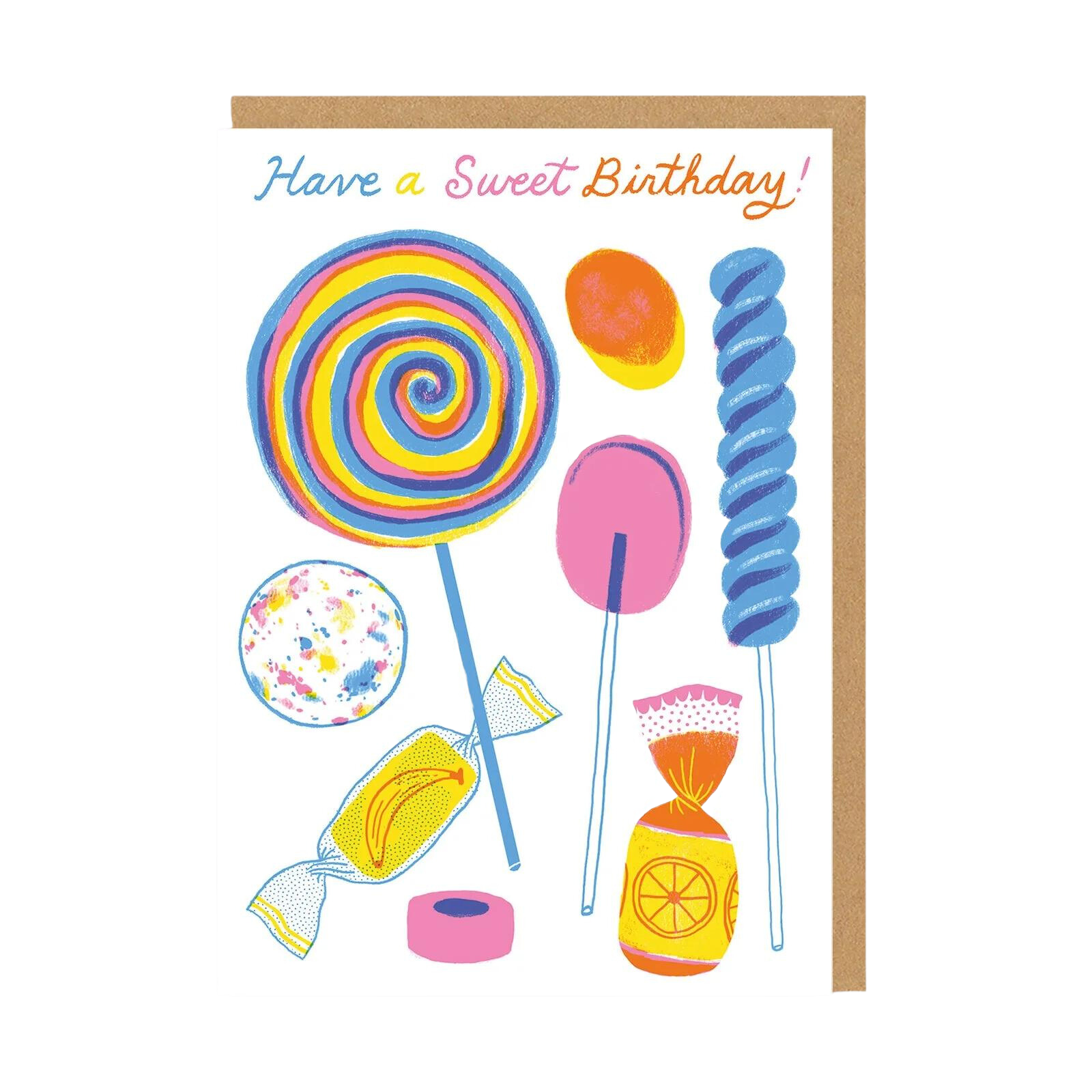 Sweetest Birthday Candy Greeting Card – Blimey Cards